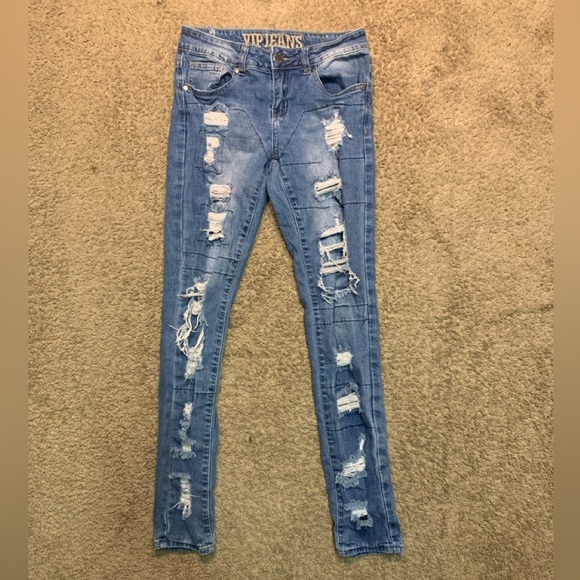 VIP | Jeans | Vip Distressed Jeans 34 | Poshmark